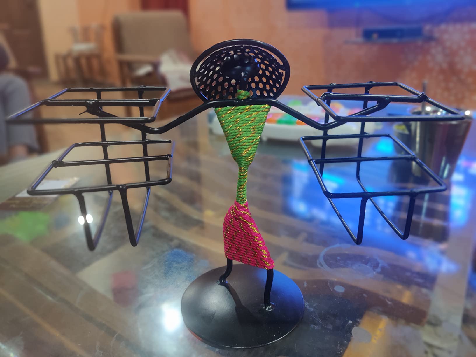 Orchid engineers Stylish Remote Holder/ Remote Stand showpiece (Black ...