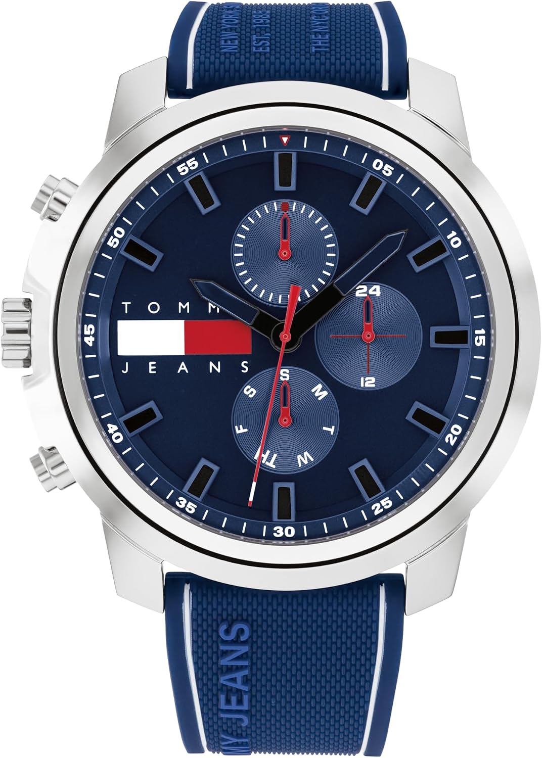 Amazon.com: Tommy Jeans Casual Men's Watch - Sporty Silicone Wristwatch ...
