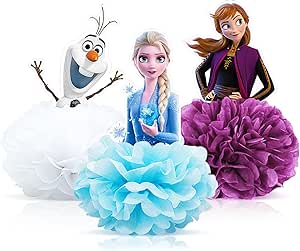 Amazon.com: 3pcs Frozen Table Centerpieces Party Supplies Tables ...