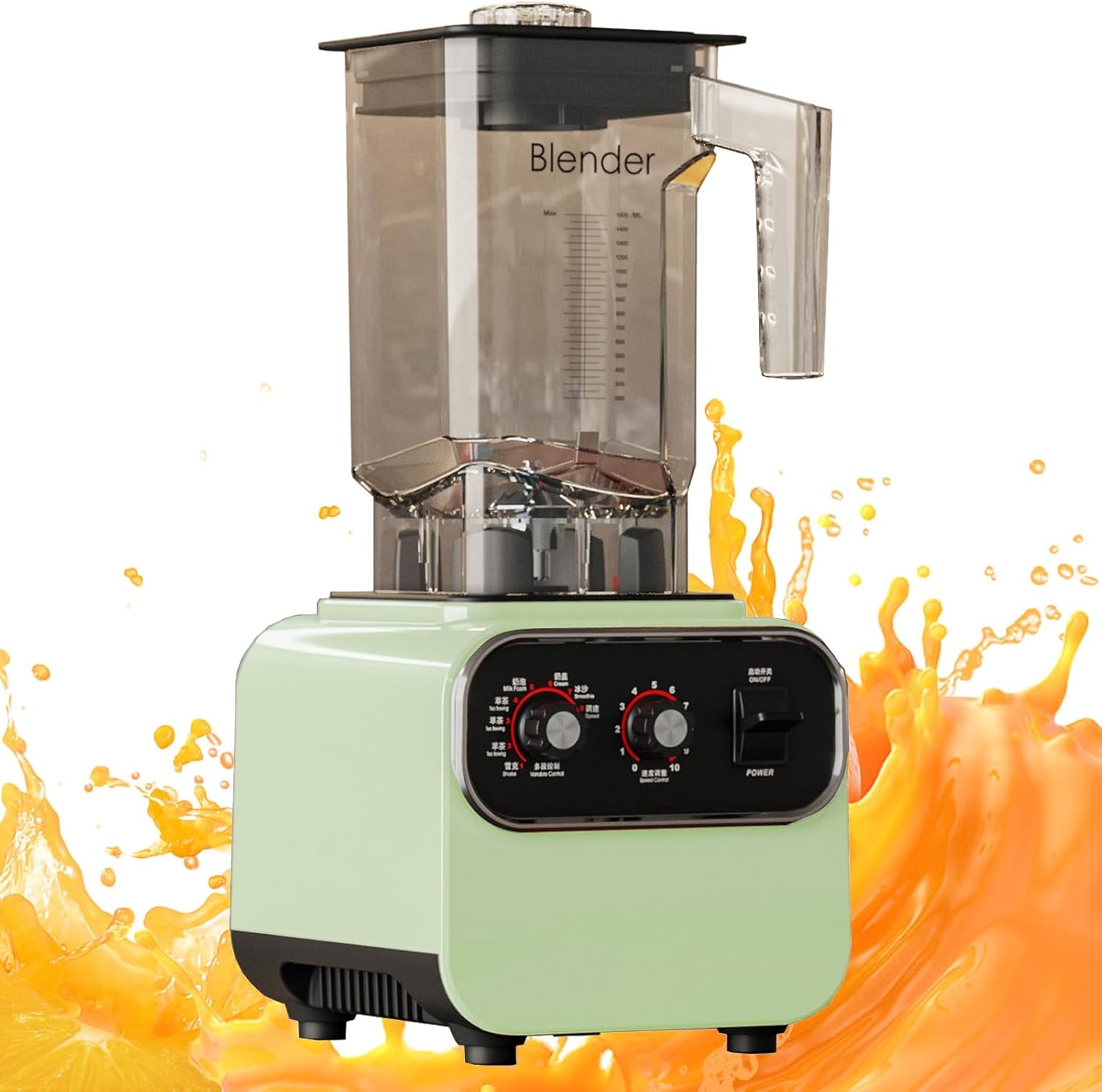 Amazon.com: Professional Blender 1600W Professional Blender, 2L BPA Free Jug High Speed Blenders ...