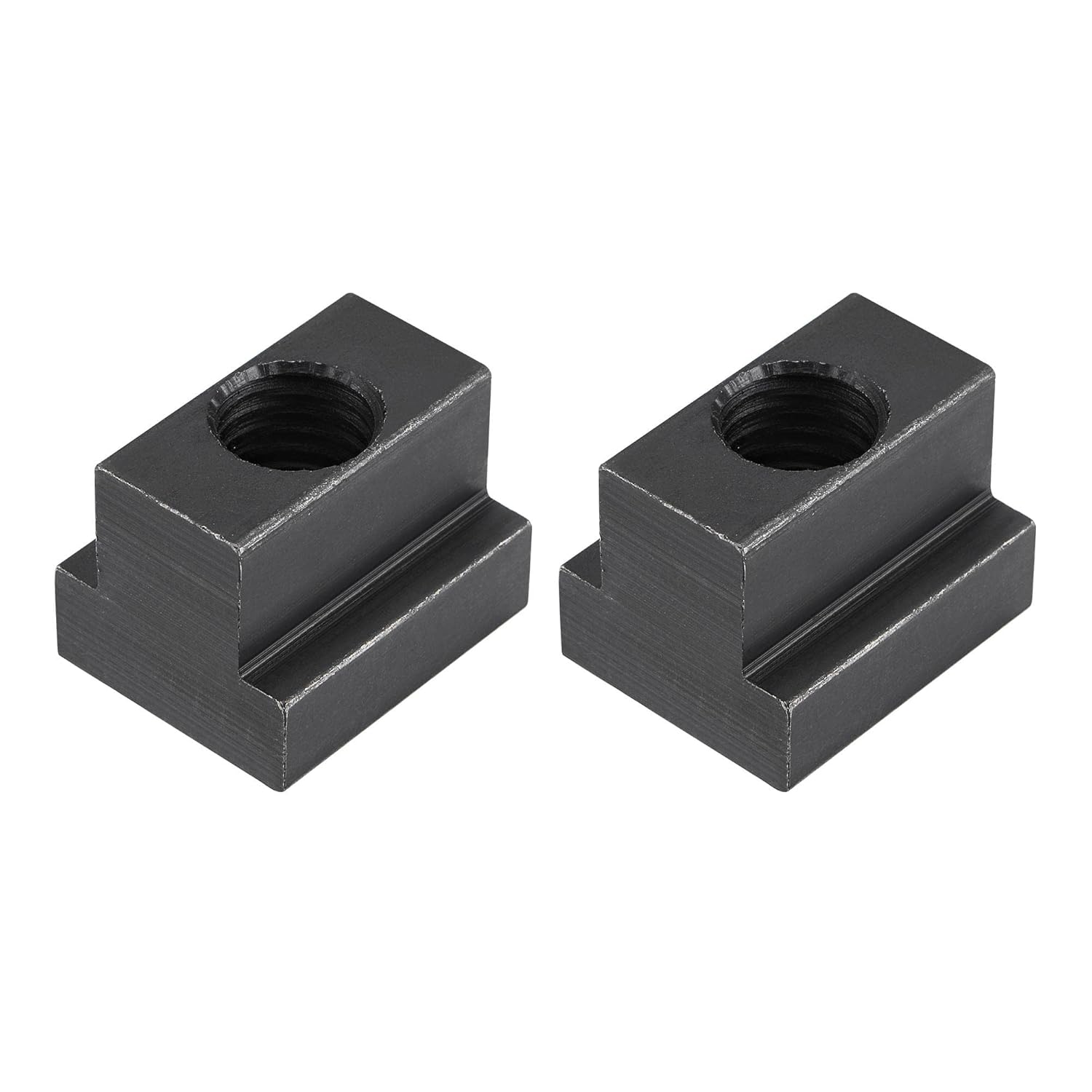 uxcell M18 Thread T Slot Nuts, Alloy Steel Black Oxide Finish Grade 8.8 ...