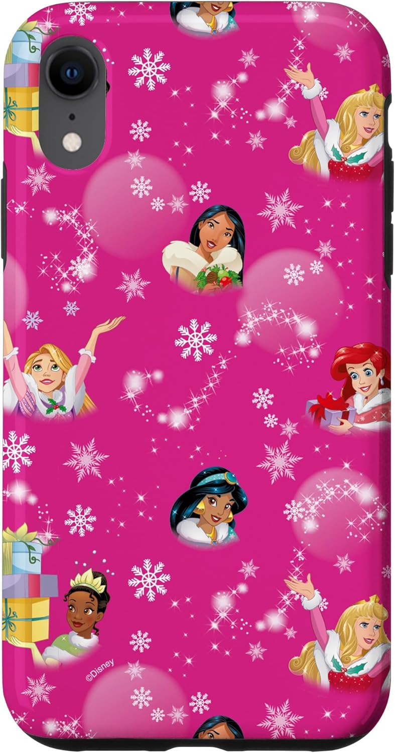 Amazon.com: Disney Princess Sparkle Squad Winter Holiday Christmas Pink ...