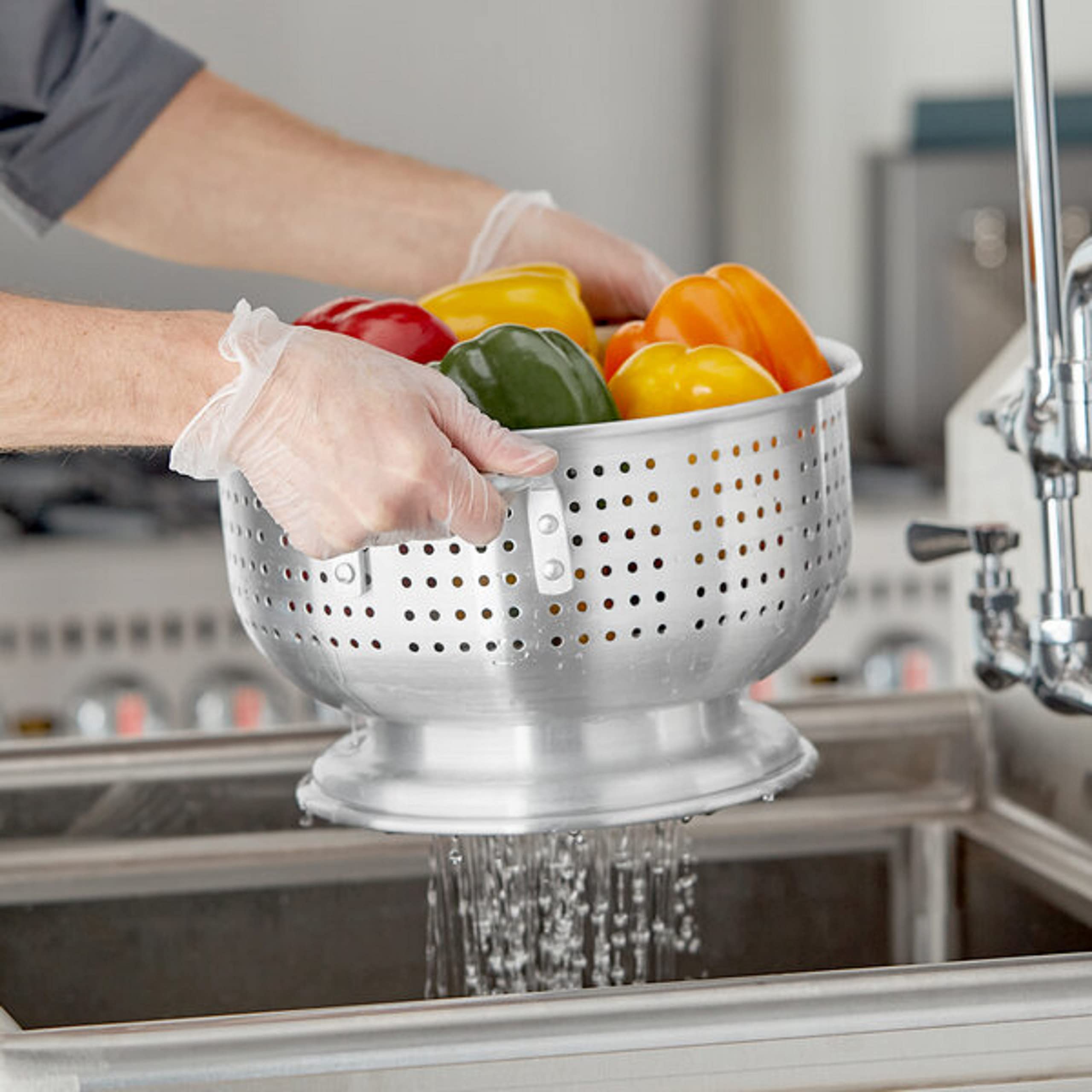 Snapklik.com : TrueCraftware- 8 Quart Aluminum Heavy Duty Colander