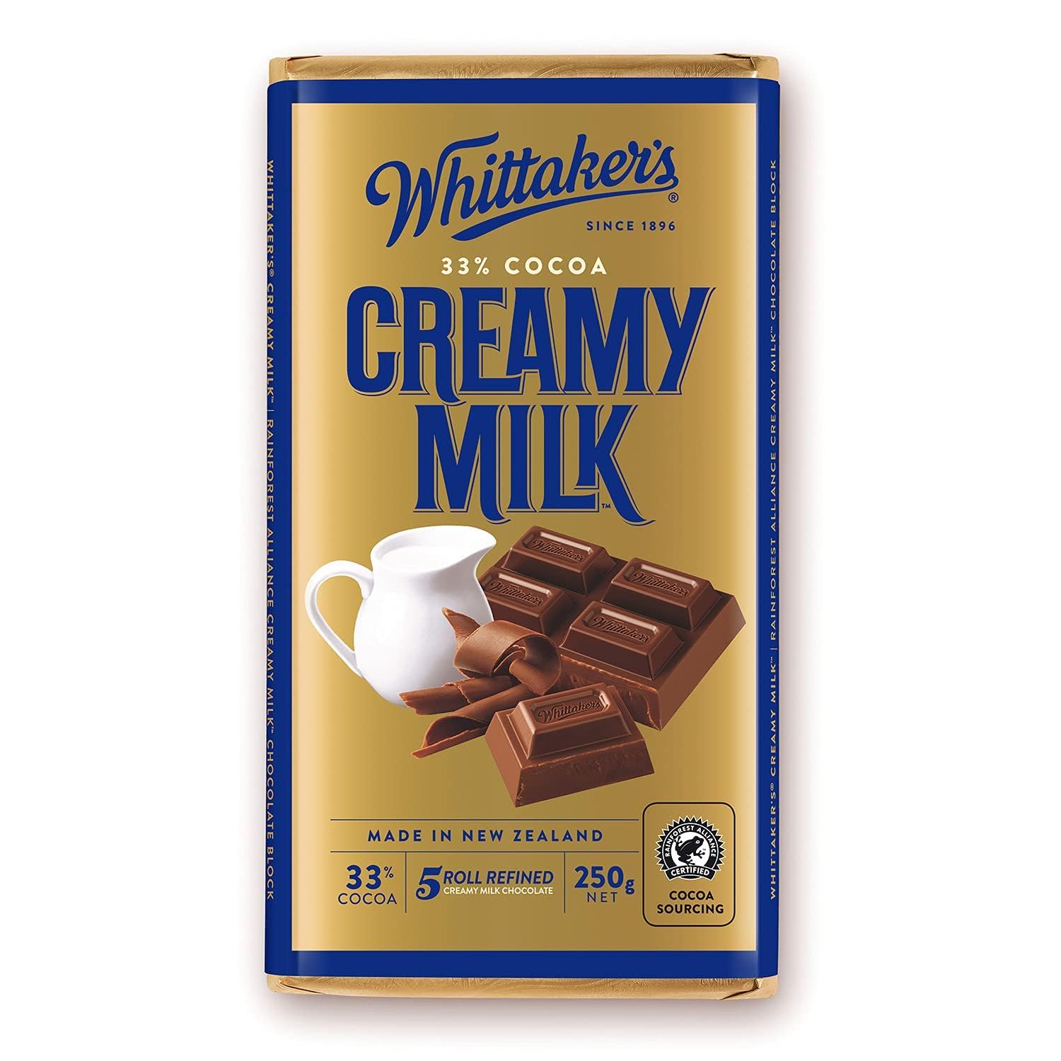 Amazon.com: Whittaker's Creamy Milk 250g : Grocery & Gourmet Food