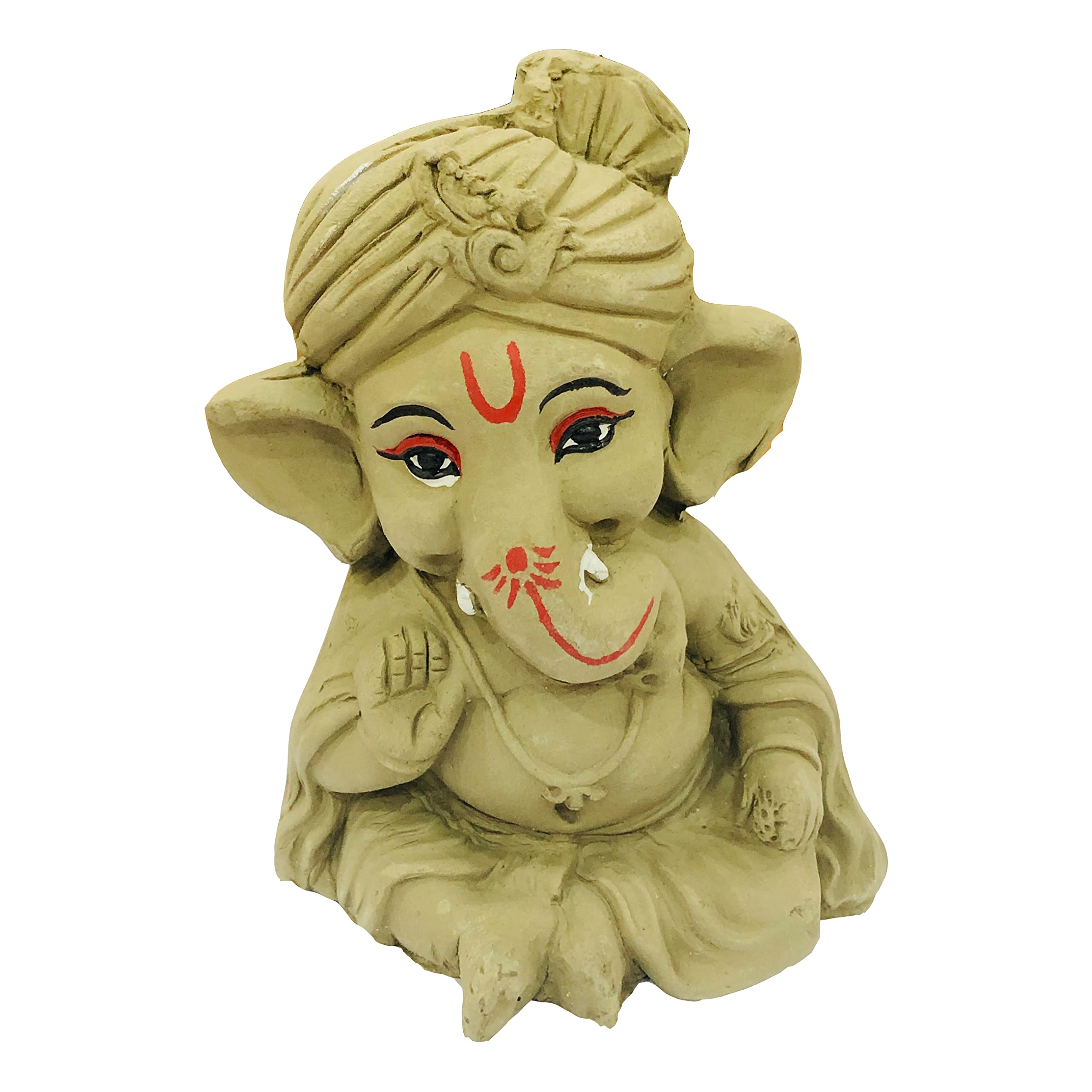 Shopmefast Eco Friendly Handcrafted Clay Mud Ganpati Murti ...