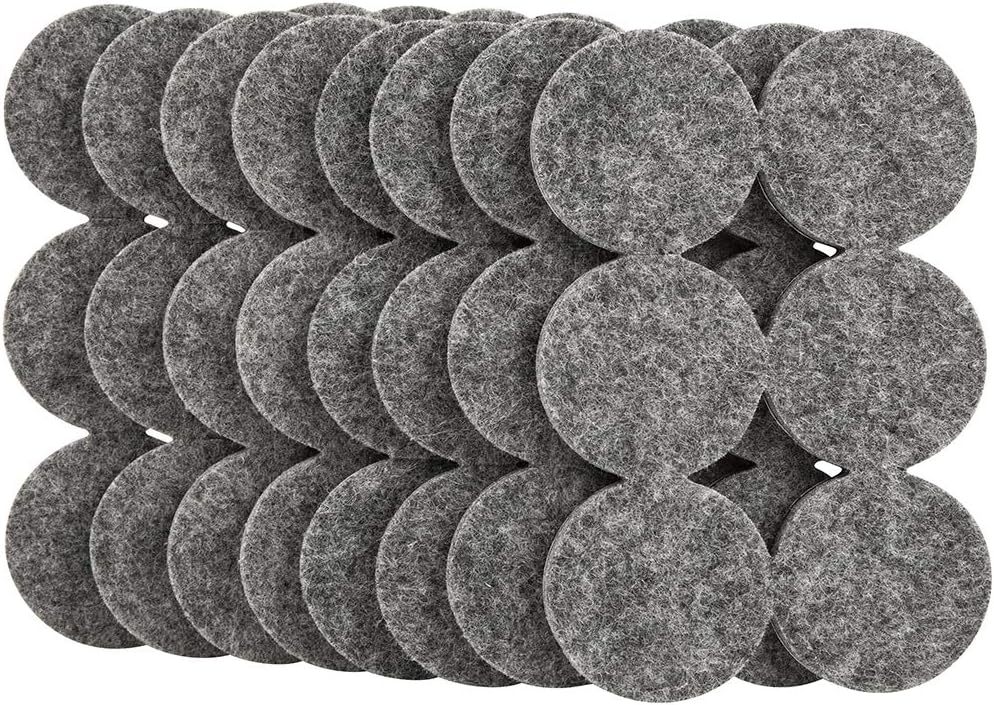 SOFTTOUCH 4758695N Heavy Duty 1-1/2 Inch Felt Furniture Pads to Protect ...