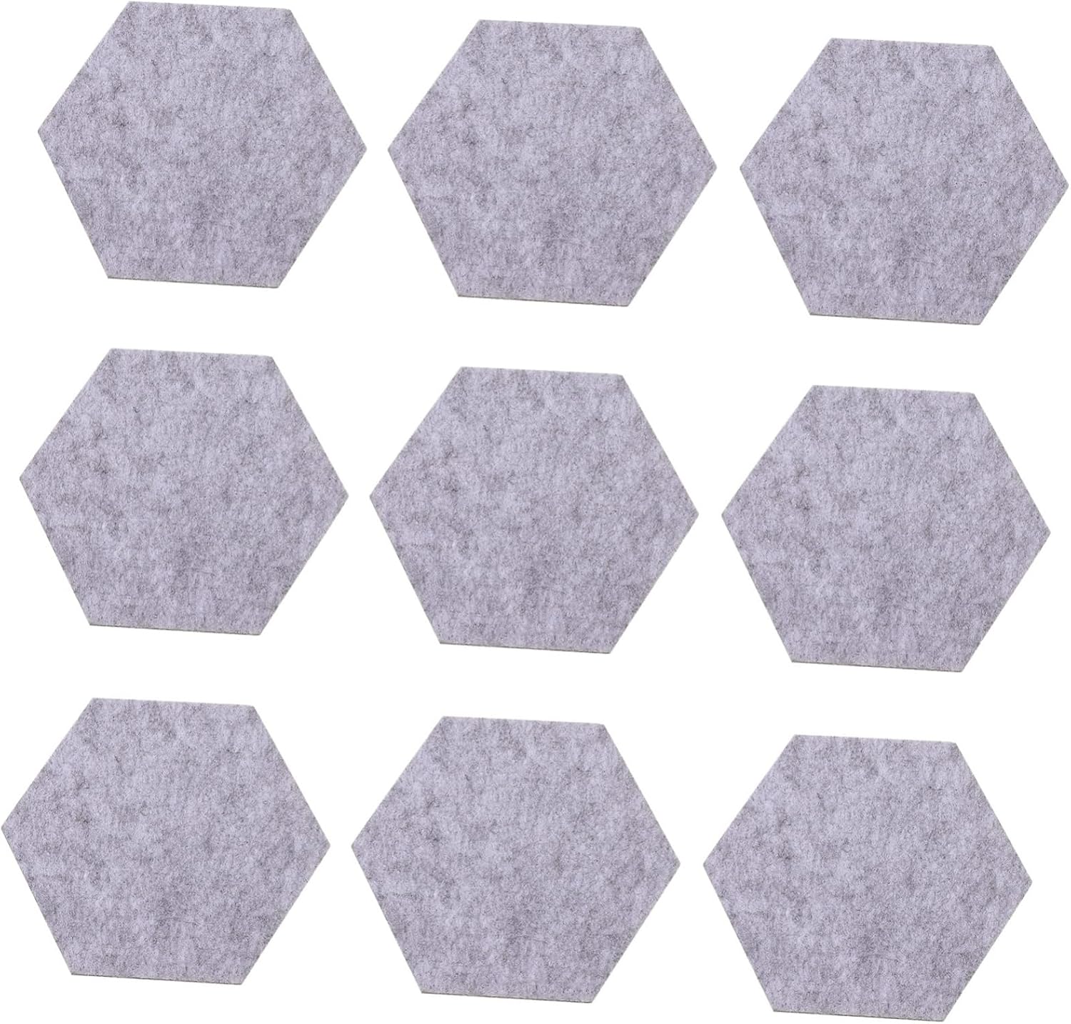 Amazon.com : EXCEART Felt Tile Board 12 Pcs Hexagon Wall Adhesive Decor ...