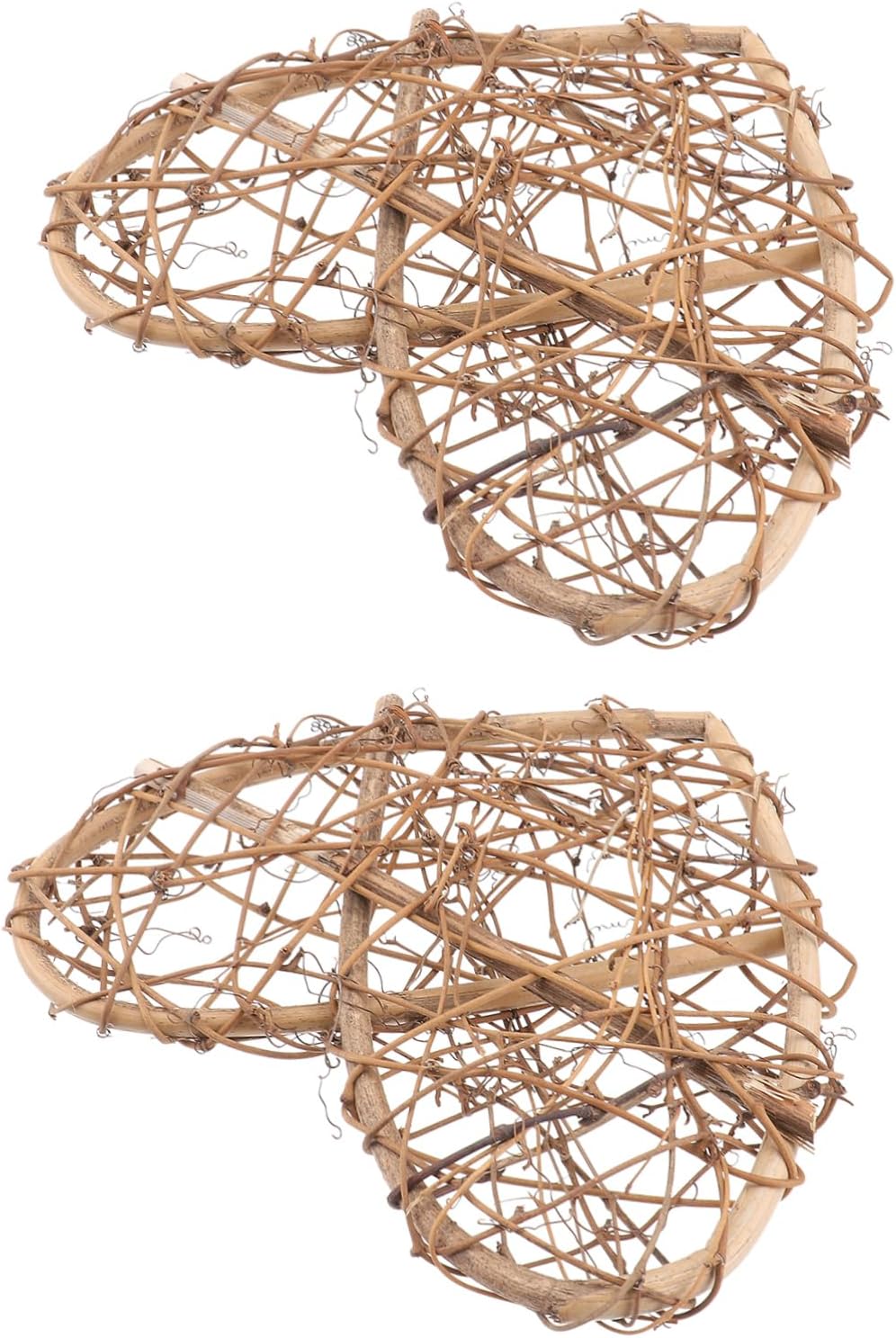 Amazon.com: EBTOYS Wicker Hearts Wreath Home Wall Wedding Party Hanging ...