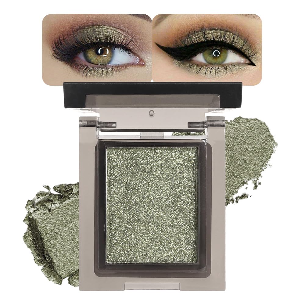 Amazon.com : Single Nude Gold Shimmer Eyeshadow,Bright High Pigment ...