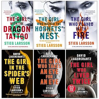 Millennium series 6 Books Complete Collection Box Set by Stieg Larsson ...