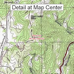 Amazon.com : USGS Topographic Quadrangle Map - Bat Cave, North Carolina ...
