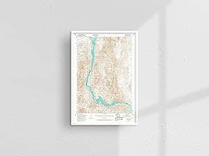 Amazon.com: Picacho 1951-Taylor Lake-Colorado River-Arizona 314902 USGS ...