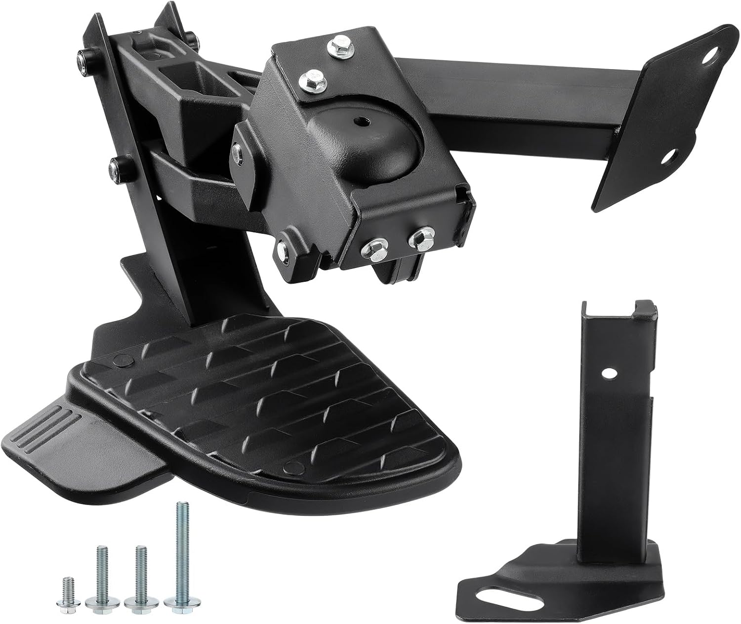 Amazon.com: Rear Bed Step,Retractable Bed Step Bumper Step Fit for ...