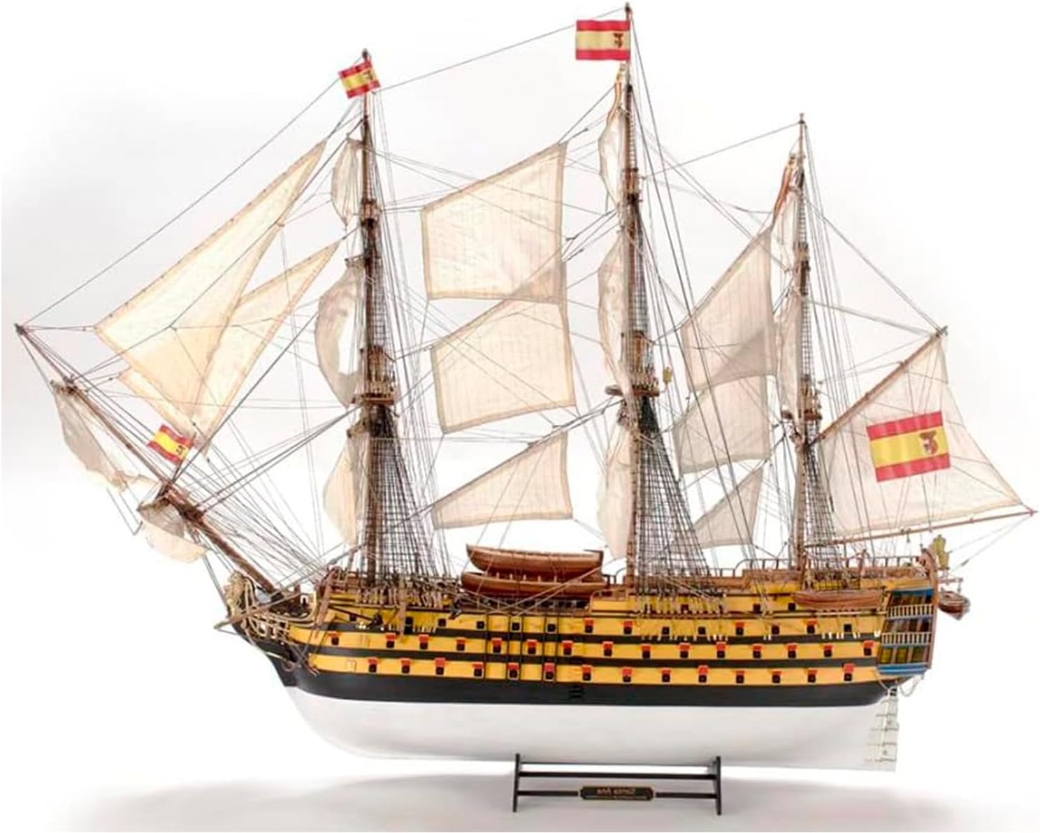 Amazon.com: Artesanía Latina - Wooden Ship Model Kit – Spaniard Vessel ...