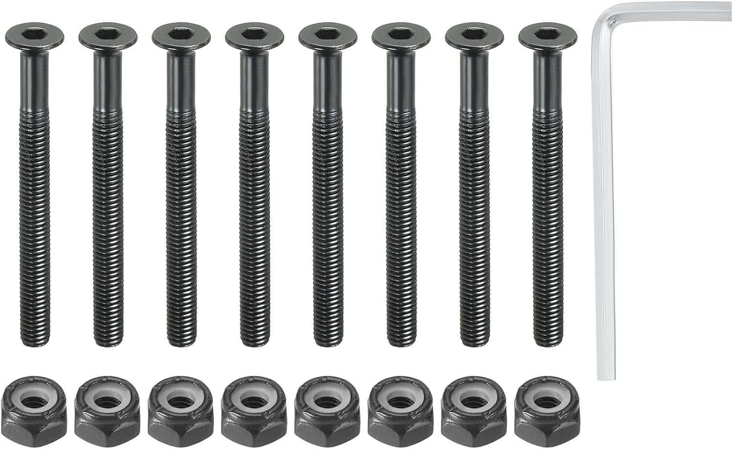 Amazon.com : PATIKIL Skateboard Hardware Kit, 2" Mounting Screws Hex ...