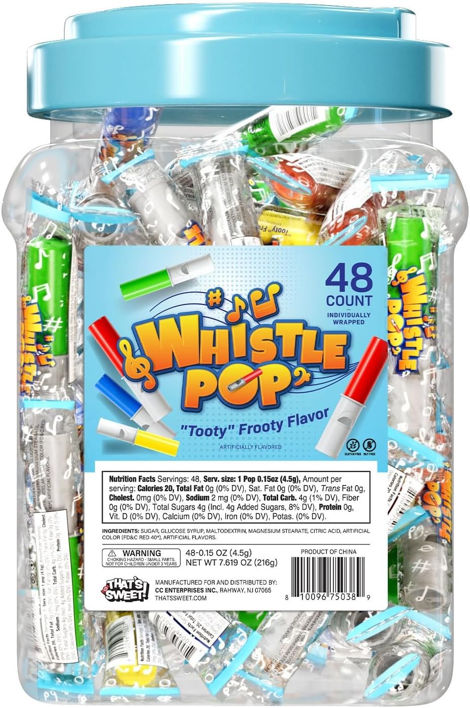 Amazon.com: Whistle Candy 1 pack : Musical Instruments