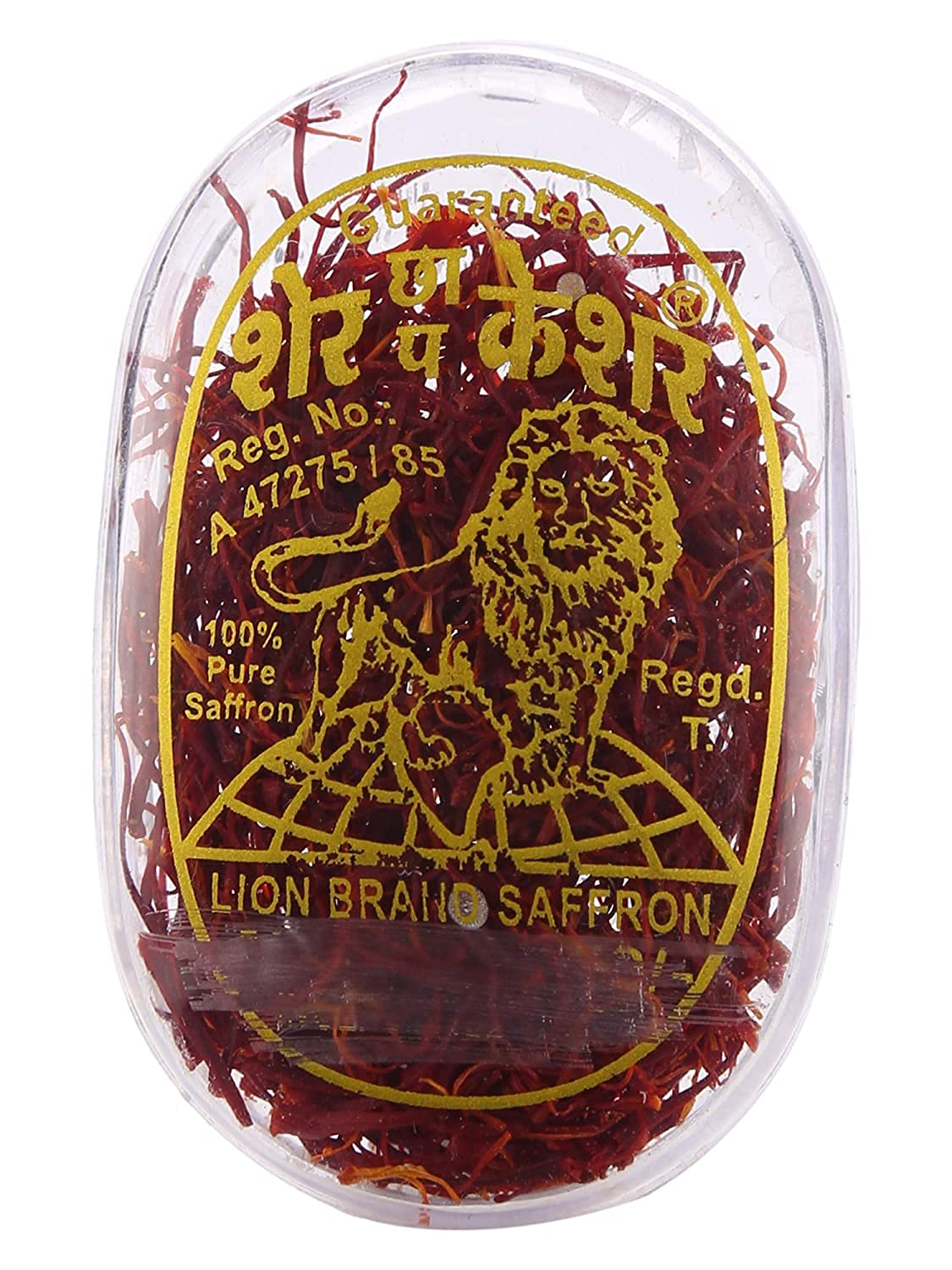 Buy Colet Lion Saffron, 1g, Original Kashmiri Lacha Keshar/Kesar for ...