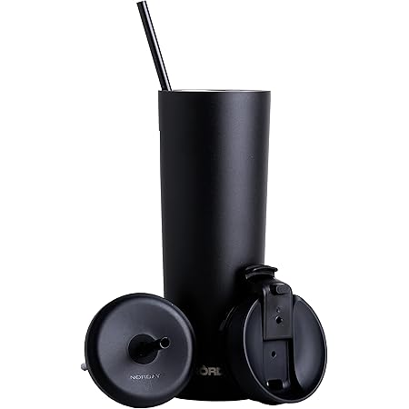 NORDAY | Vasos de Acero Inoxidable - Vaso Térmico Bloom 30oz | Negro ...