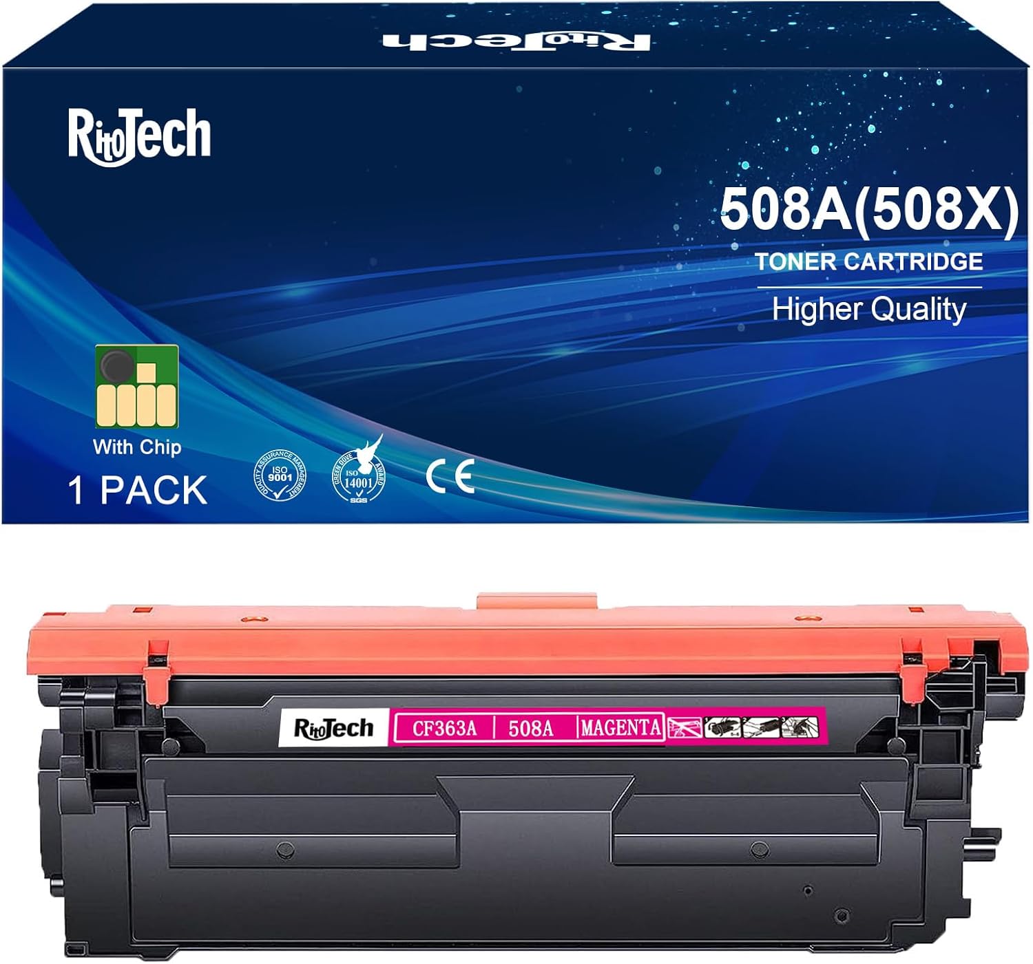 Amazon.com: 508A Magenta CF363A Toner Cartridge, Replacement Compatible ...