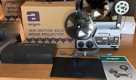 Amazon.com: Argus DUAL Super 8MM & 8MM Movie Projector (Type II ...