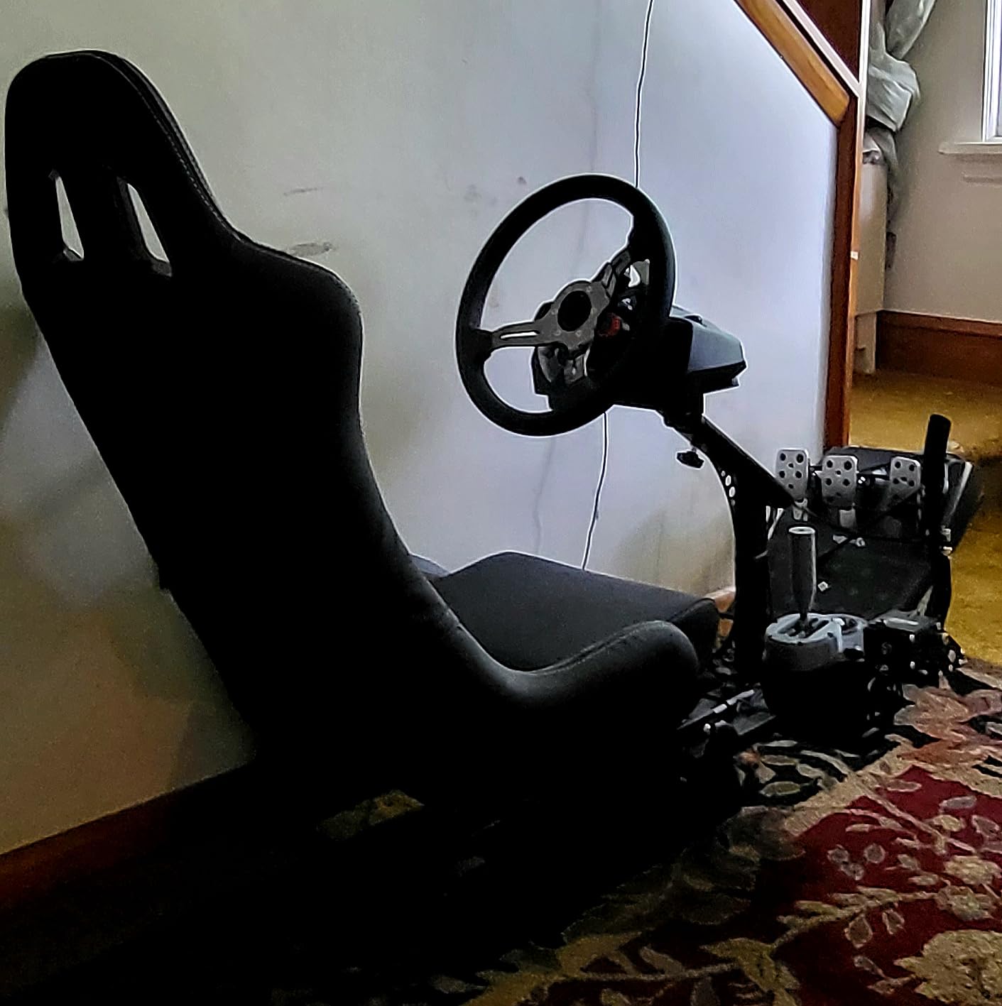 $35/mo - Finance Racing Wheel Stand with seat Gaming Chair Driving ...
