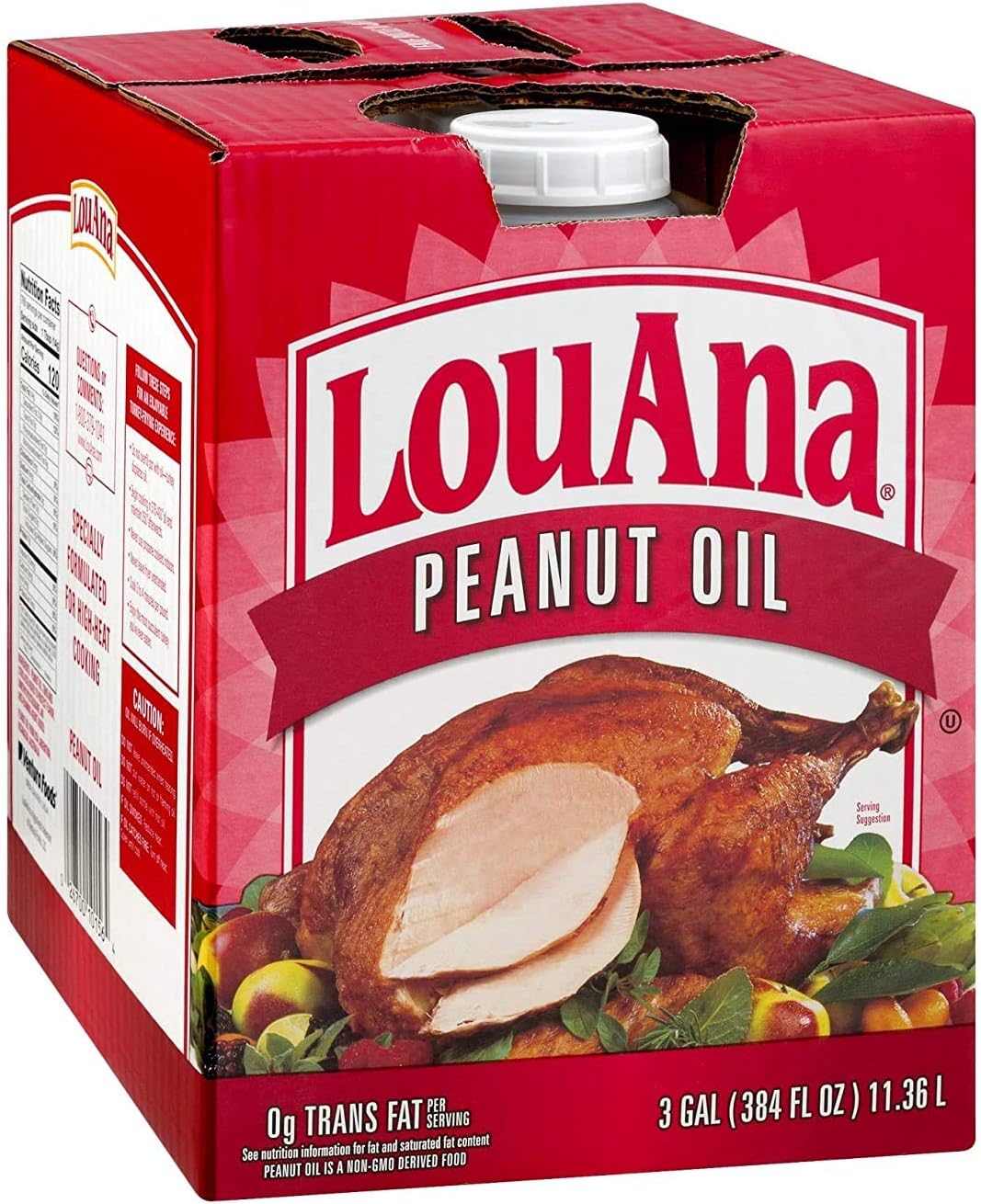 Amazon.com : LouAna Peanut Oil (3.0 GAL) : Grocery & Gourmet Food