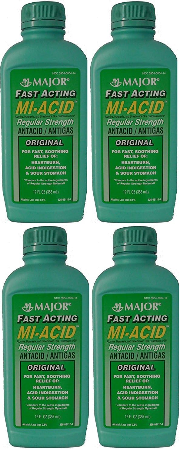 Mi Acid Antacid líquido antigas genérico para Mylanta líquido de fuerza ...