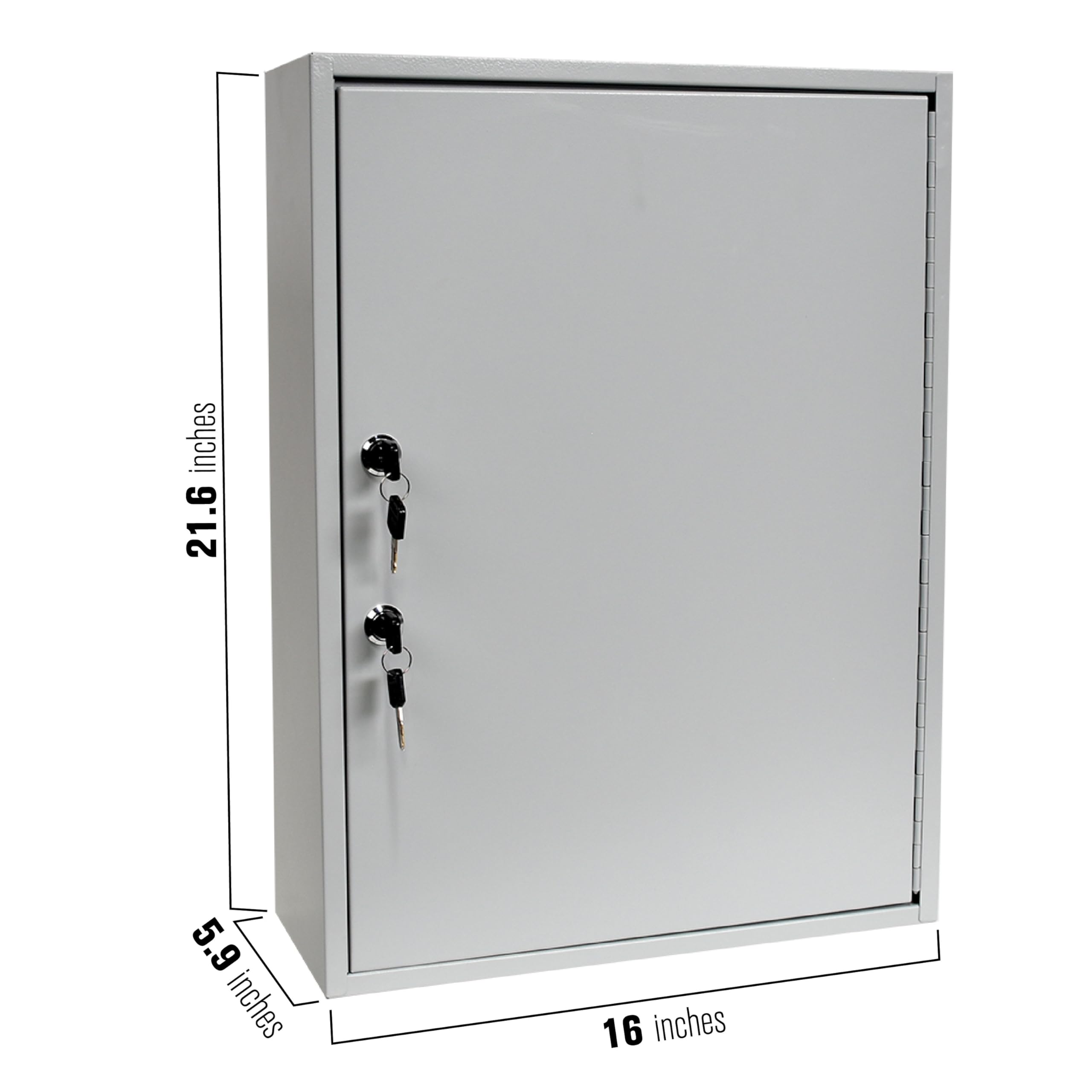 Snapklik.com : STEELMASTER 320 Key Cabinet - Dual Lock Control Key Box ...