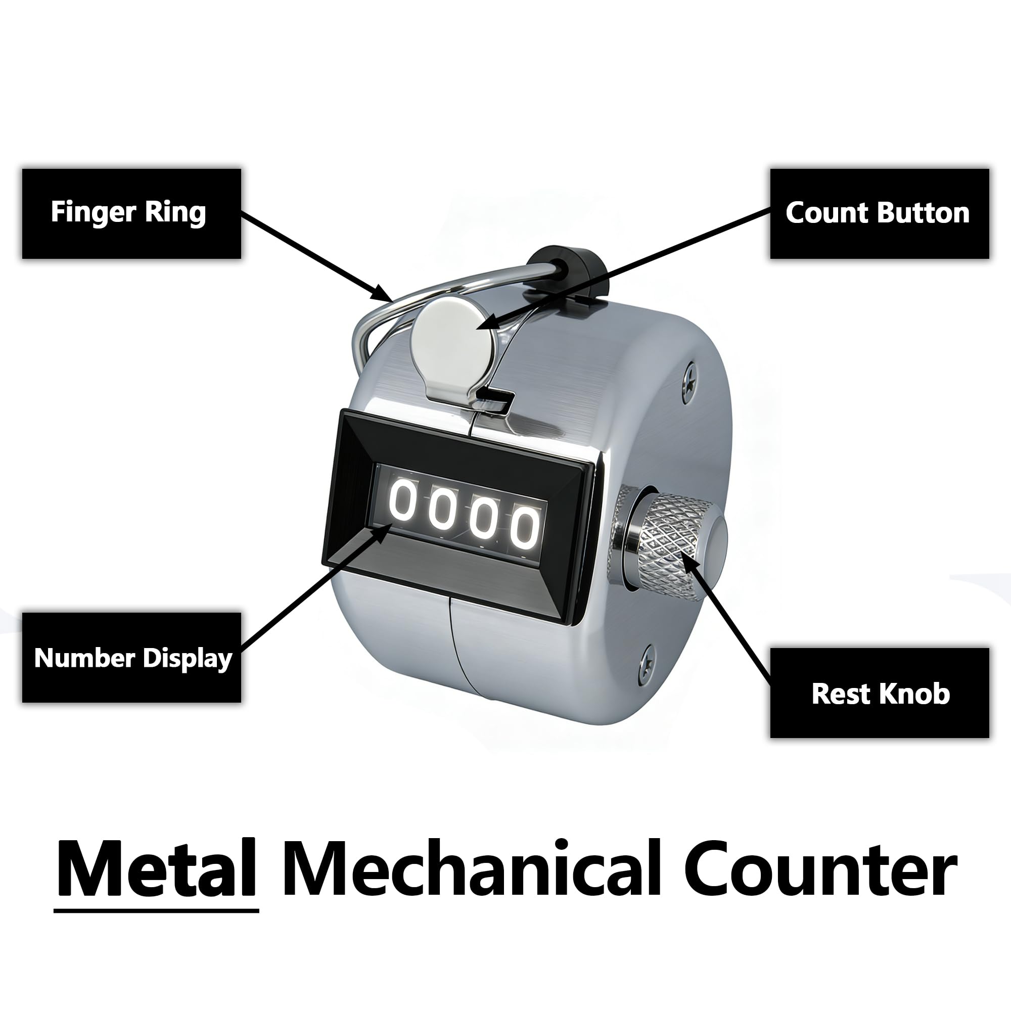 Snapklik.com : Amble Tally Clicker Counter, Metal Case Mechanical ...