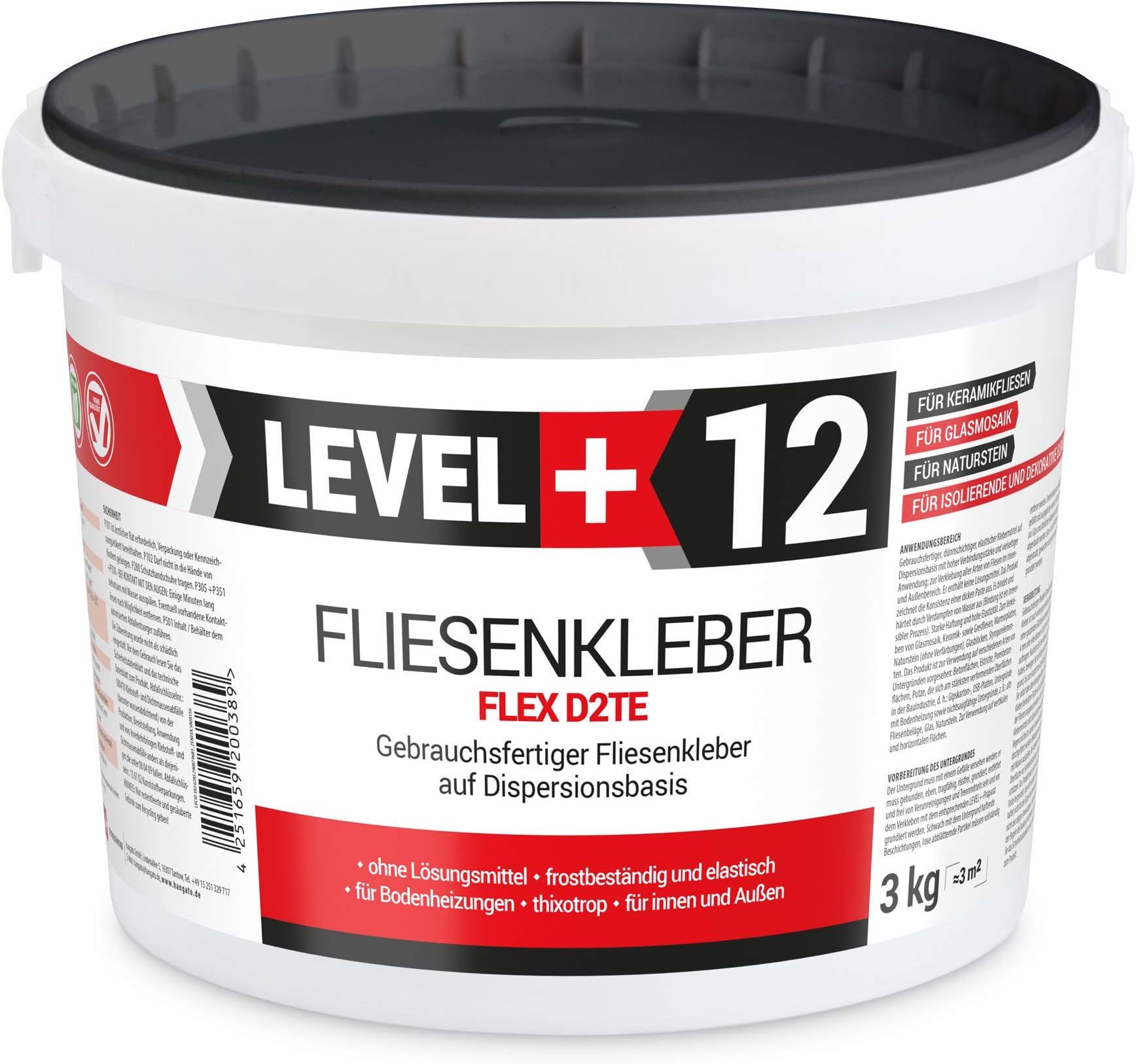 SEEBAUER diy® Profi Flex-Fliesenkleber | Fliesenkleber für Wand ...