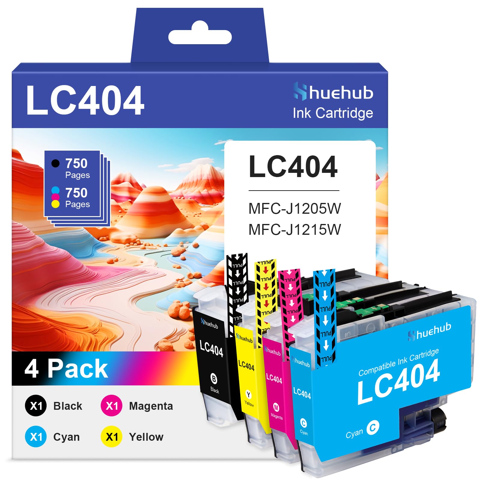 Amazon.com: LC404 Ink Cartridge Replacement for Brother LC 404 LC-404 ...