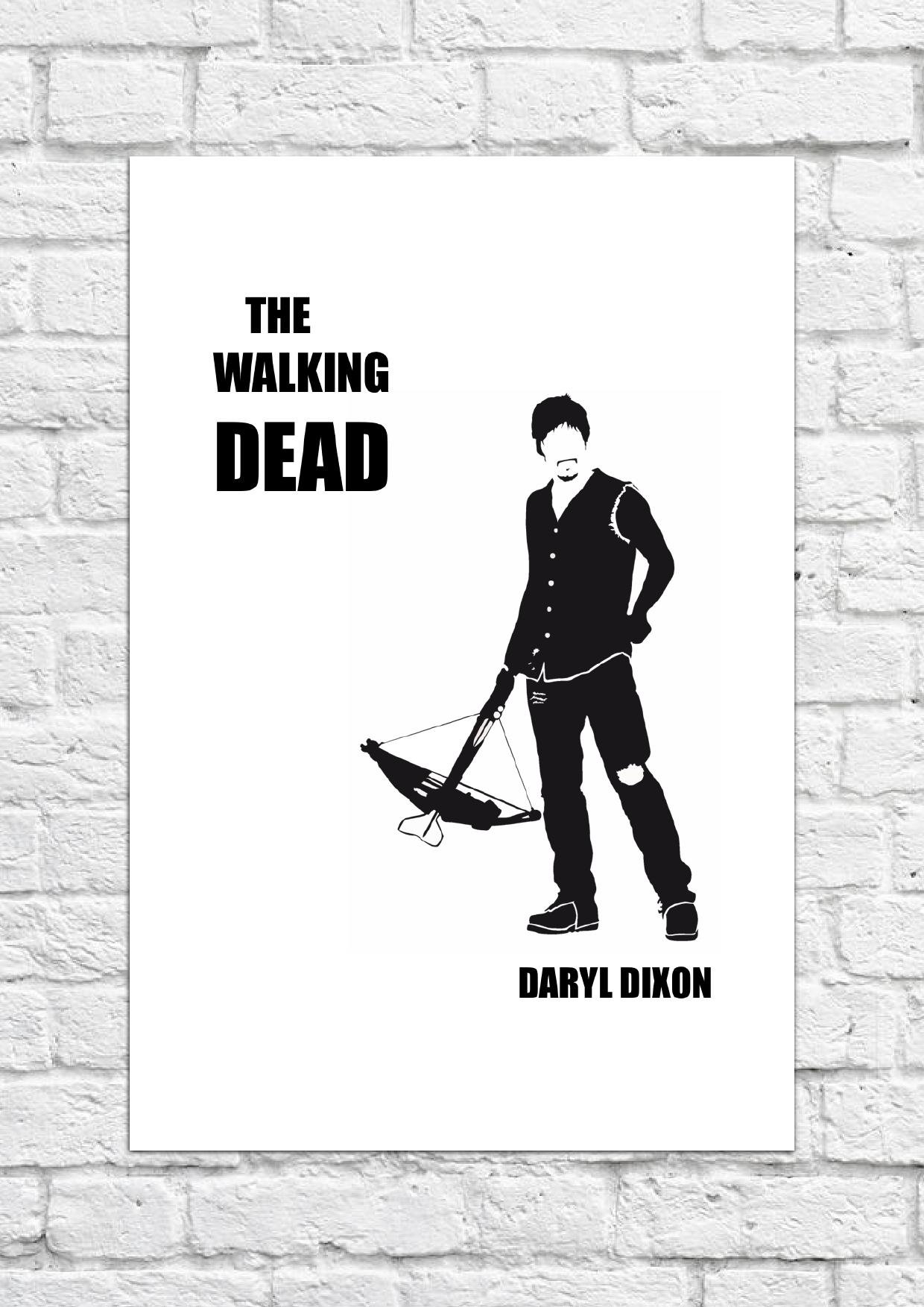 Daryl Dixon Black And White