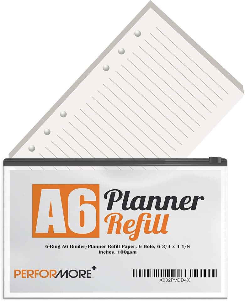 Amazon.com: 6 ring planner refills