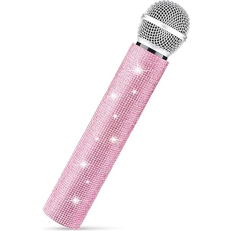Amazon.com: Facmogu Pink Microphone Decorative Sleeve, Microphone Cover ...
