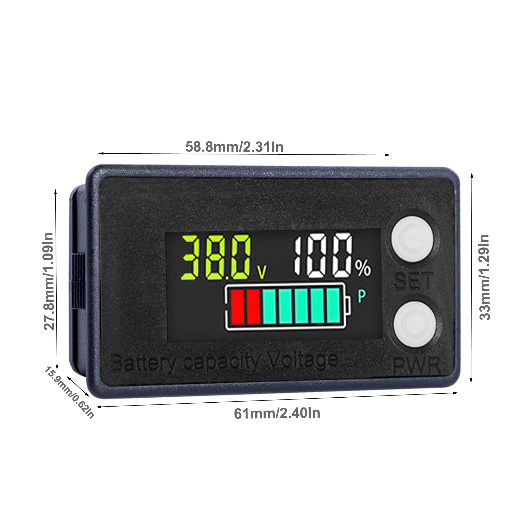 Snapklik.com : IPX7 Waterproof 12V 24V 36V 48V 60V 72V Golf Cart ...
