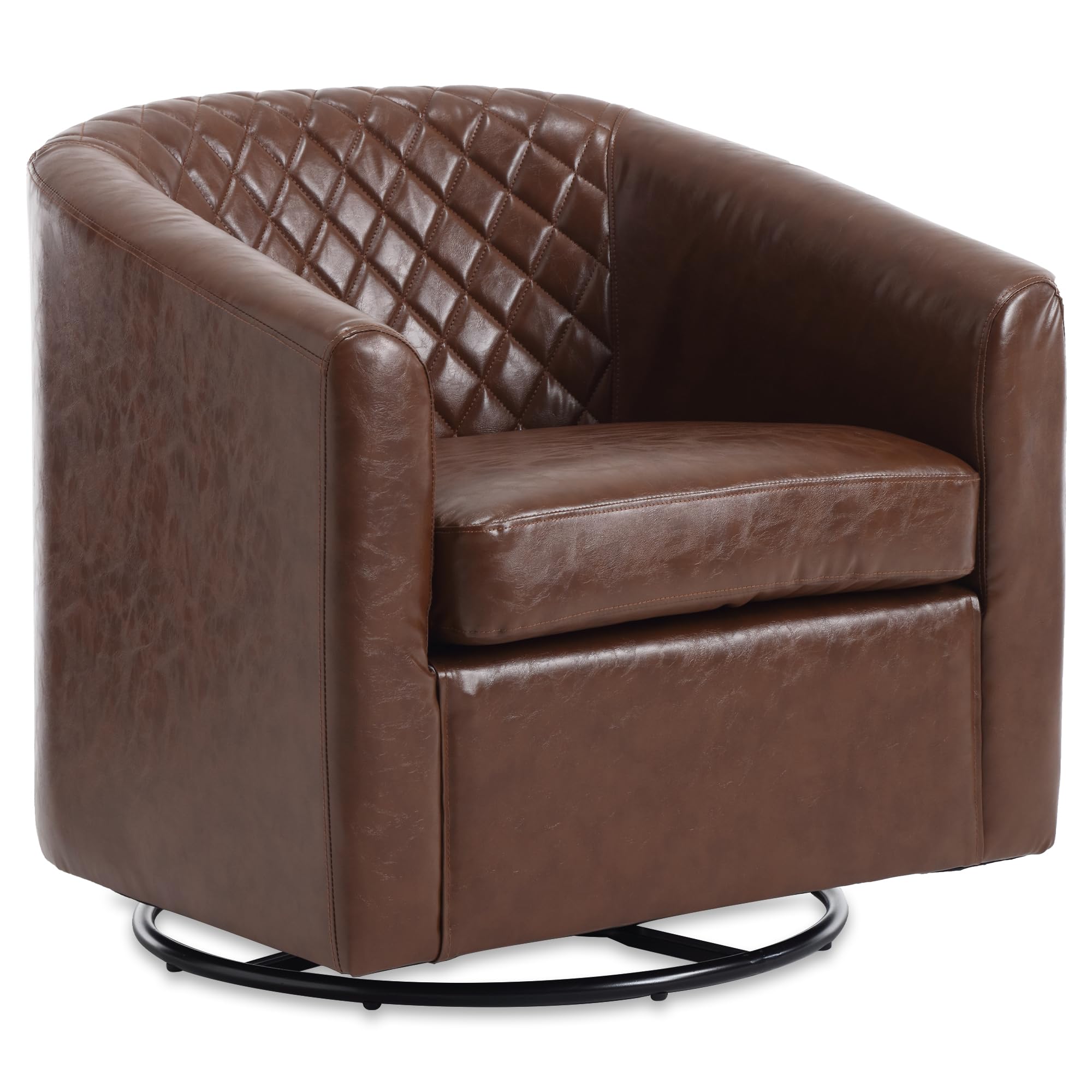 Amazon.com: Haplized Modern Swivel Rocker Accent Chair Armchair Round ...