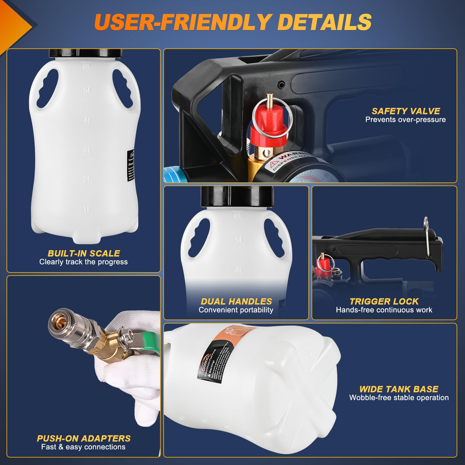 Snapklik.com : GOOACC Transmission Fluid Pump Kit 6L Automotive ...
