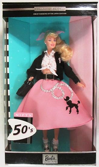 Amazon.com: Great Fashions of the 20th Century Barbie - 50's : Toys & Games