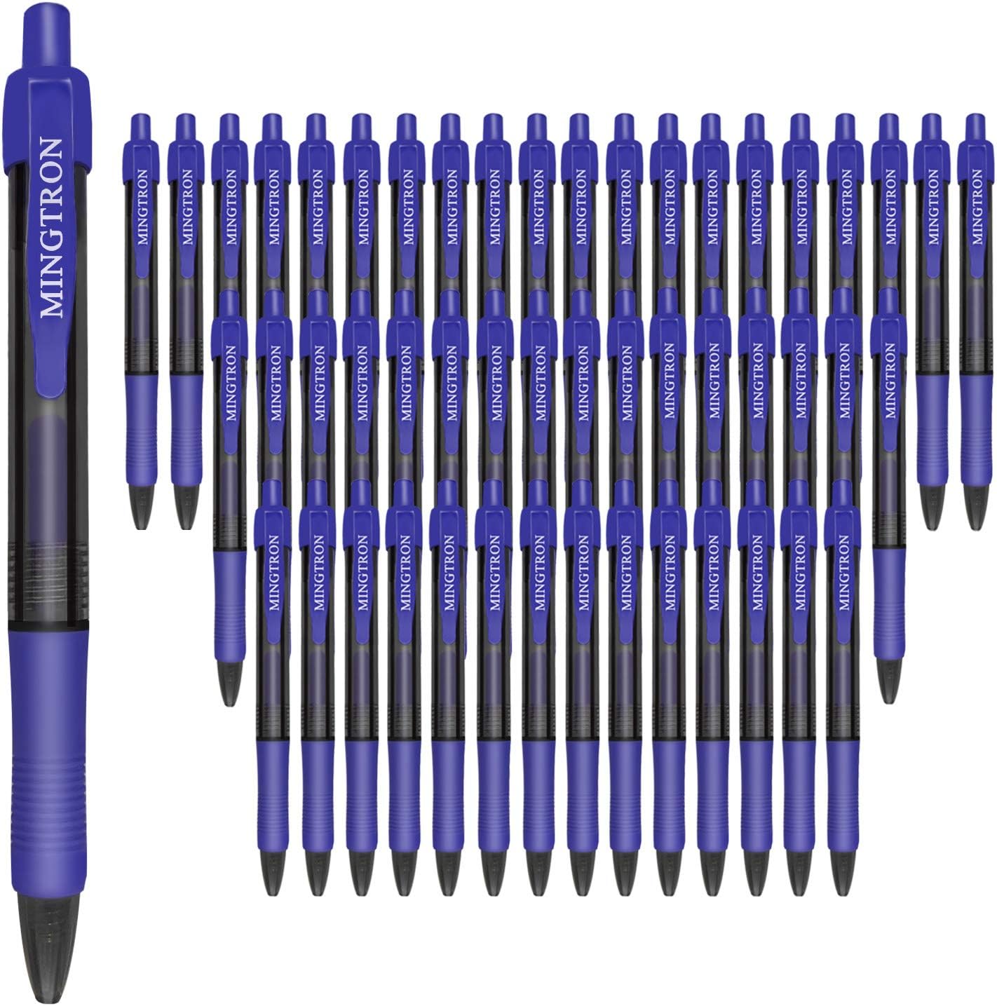 Amazon.com: ChicRosa 40 Pack Blue Gel Pens, Retractable Medium Point ...