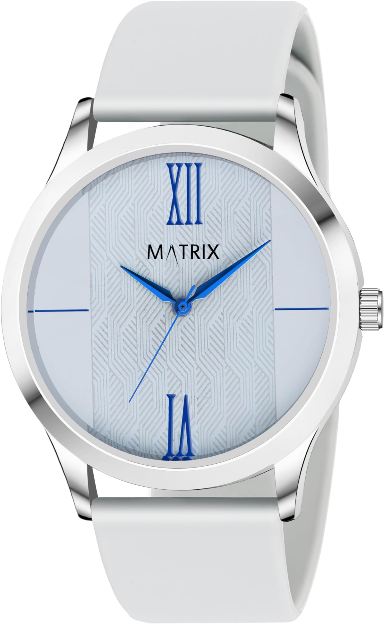 Buy Matrix Minimalist Grey Dial with Softest Silicone Strap Analog ...