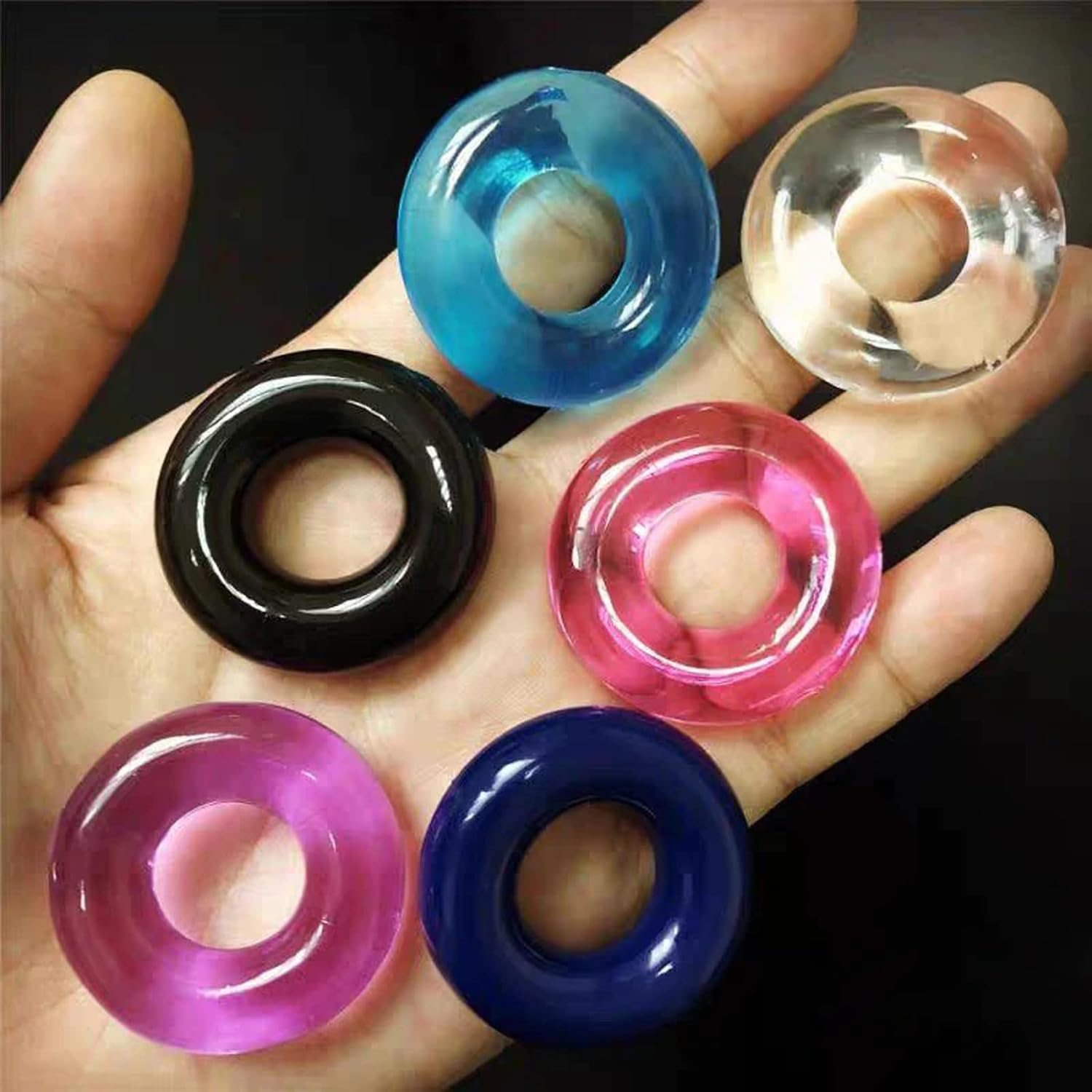 Amazon.com: 10pcs Silicone Durable Penis Ring Adult Men Ejaculation Delay Cock Rubber Rings ...