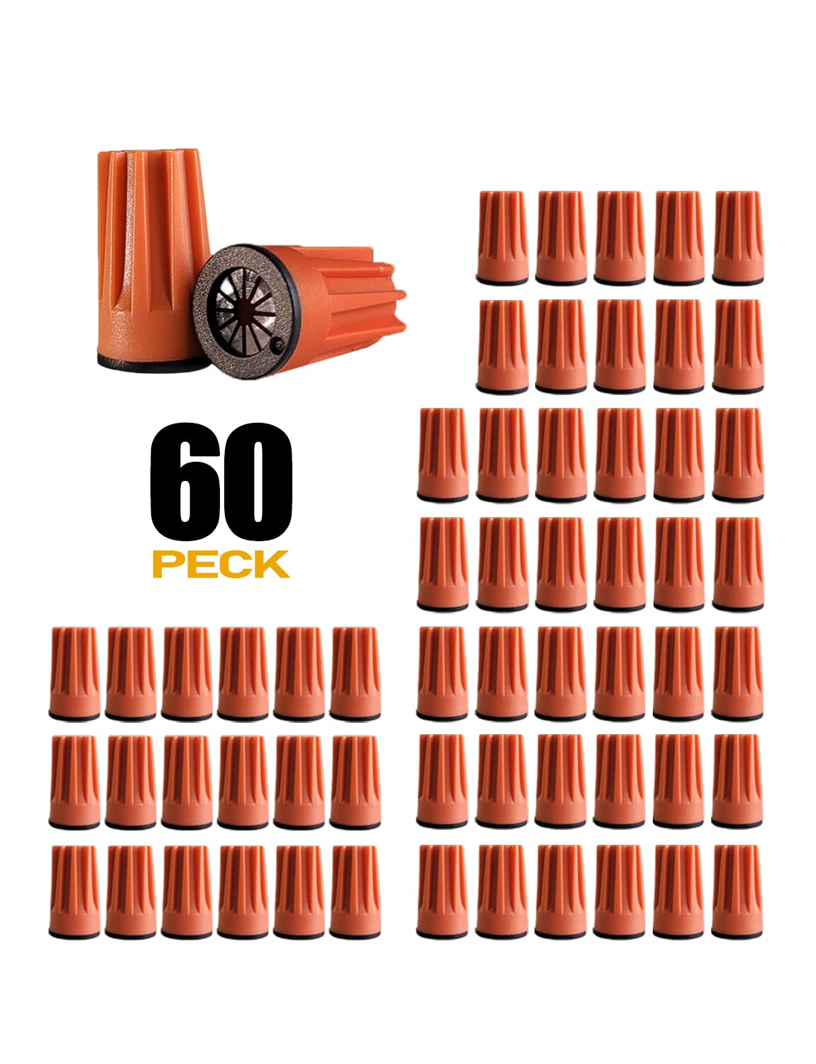 COLOER 60 Pcs Landscape Lights Wire Connectors with Dielectric Grease ...