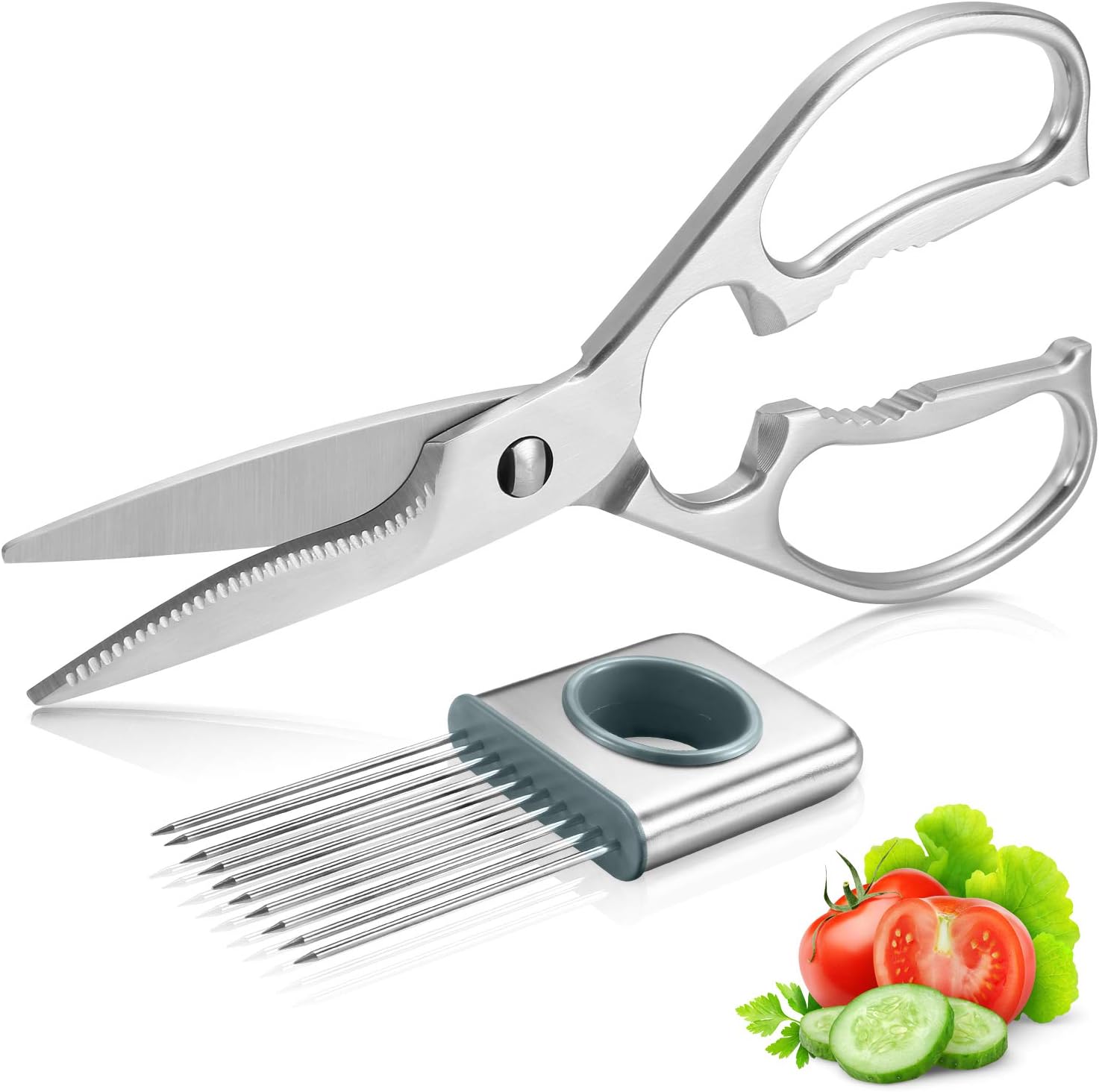 Amazon.com: Multipurpose Kitchen Shears by WELLSTAR, Come Apart Heavy ...