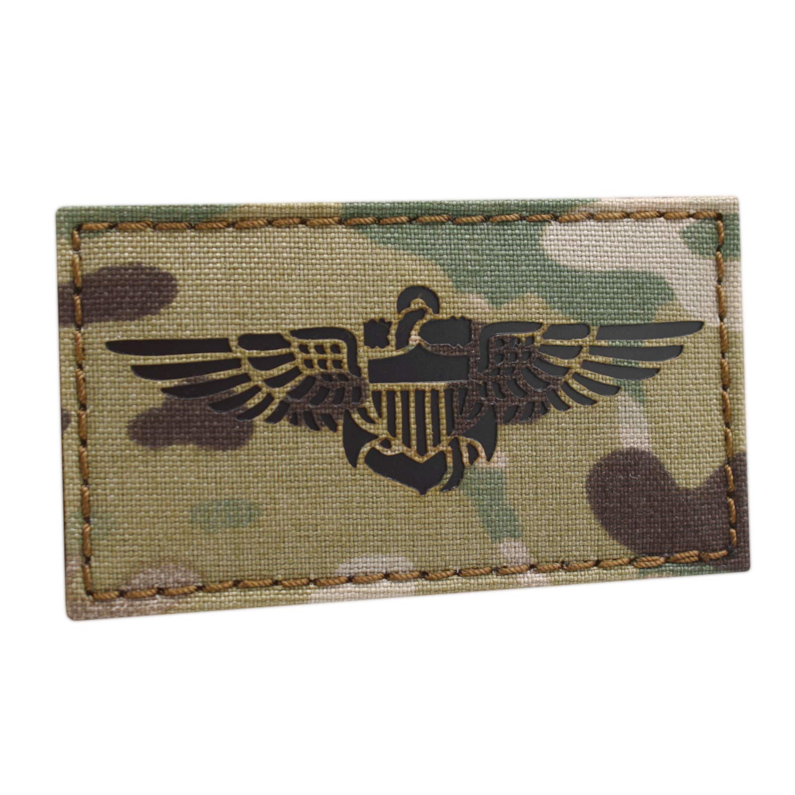 Buy IR Multicam Naval Pilot Wings 2x3.5 Top OCP USN US Navy Patch ...