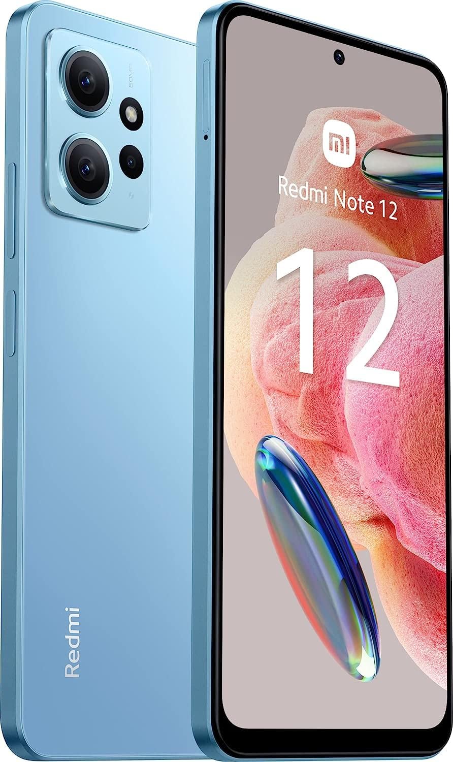 Xiaomi Redmi Note 12 4G LTE Unlocked Smartphone, 8GB + 256GB ...