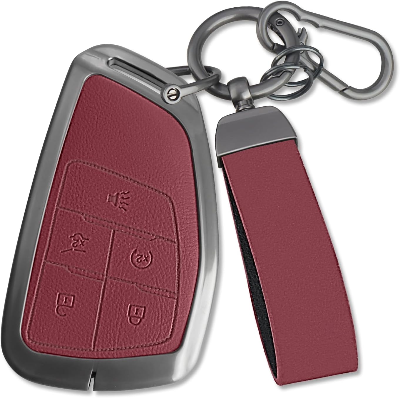 Amazon.com: MILD EAST for Chevy Key Fob Cover Compatible with 2021-2026 ...