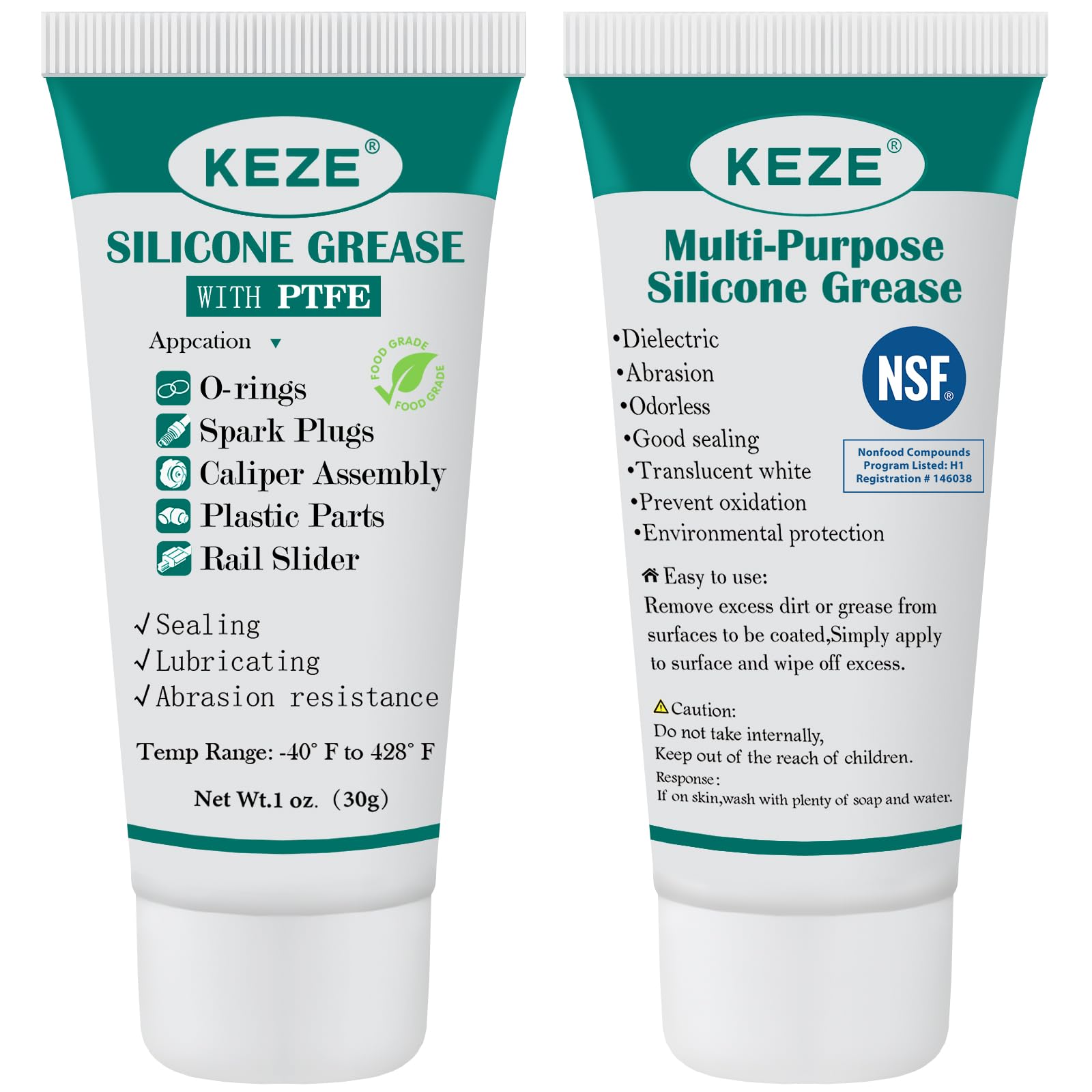Snapklik.com : KEZE Silicone Grease Automotive PTFE Lubricant Sliding ...