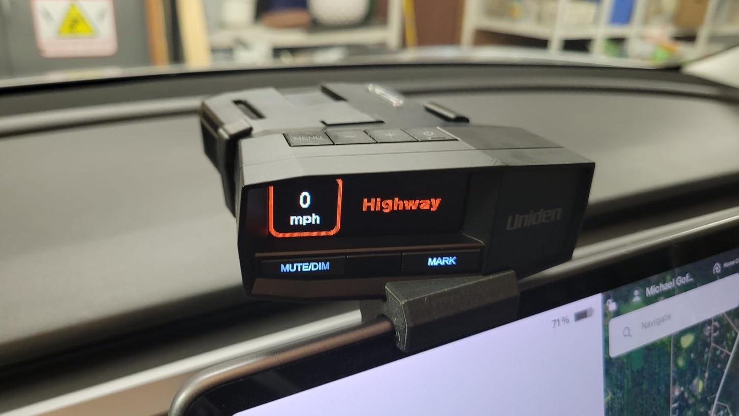 Amazon.com: Mount for Uniden R8 Radar Detector Custom Designed for ...