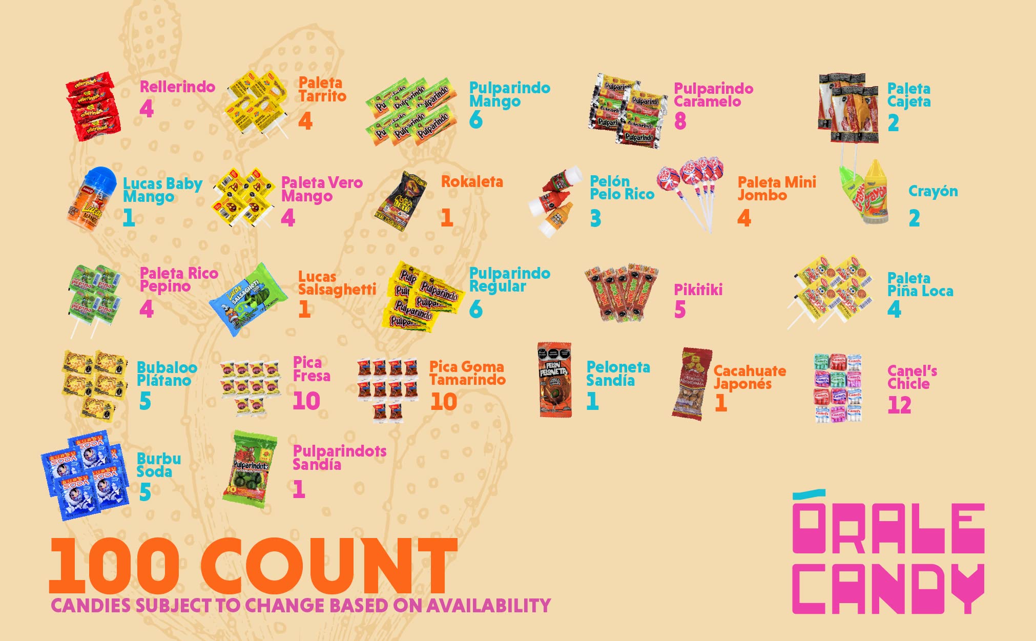 Mexican Candy Mix Assortment, Dulces mexicanos, Includes Vero mango ...