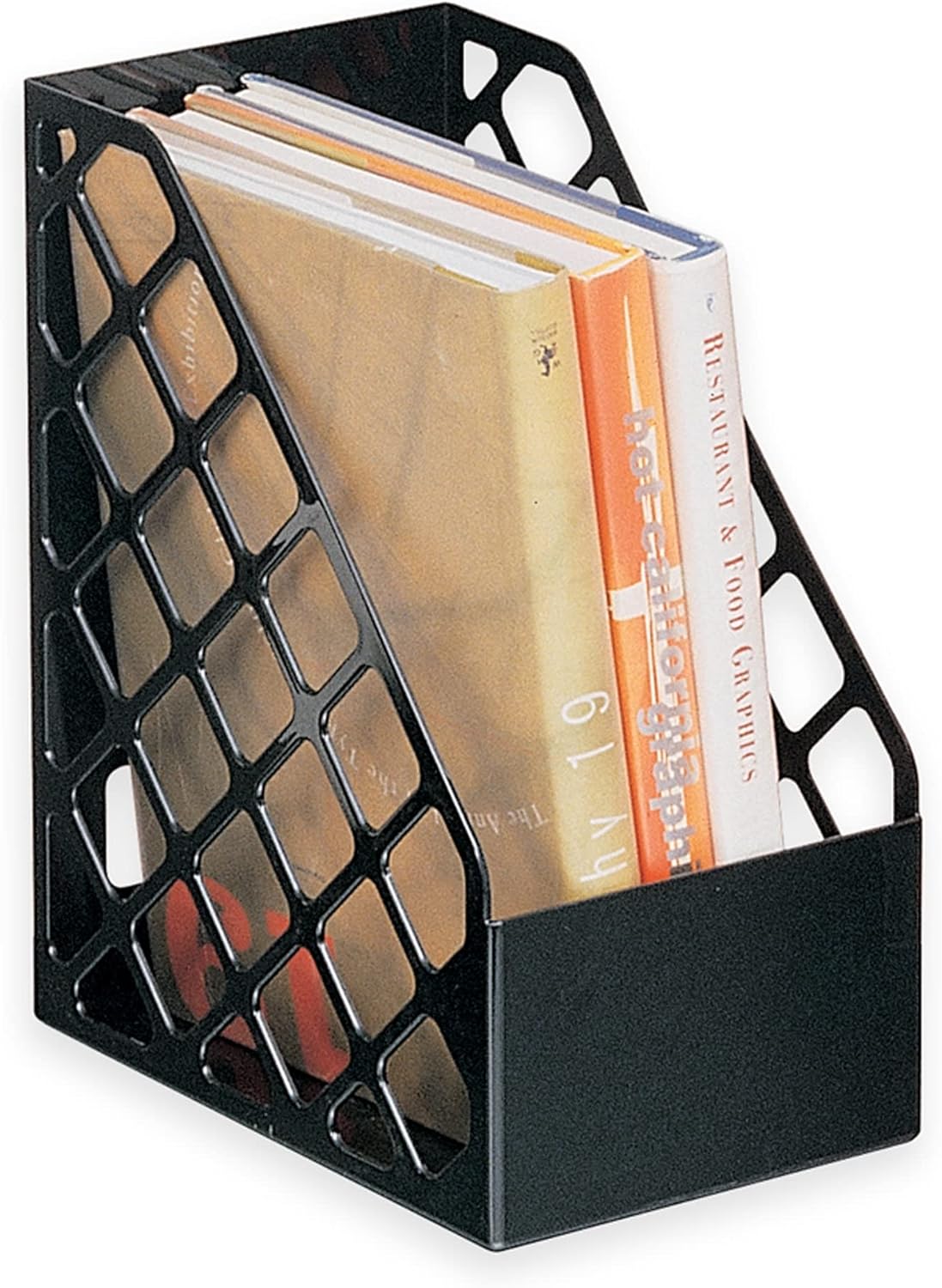 Amazon.com: Office Depot 30% Recycled Mesh Plastic Magazine File, Large ...